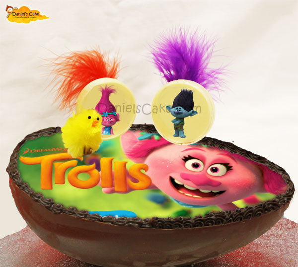 Mona Chocolate Trolls Poppy - Daniel's Cake